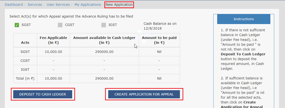 Guide to seek Advance Rulings on GST portal