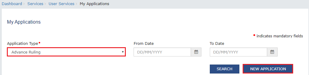 Guide to seek Advance Rulings on GST portal