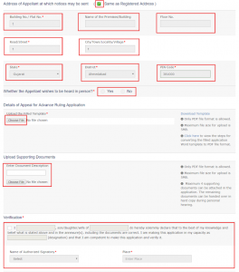 Guide to seek Advance Rulings on GST portal