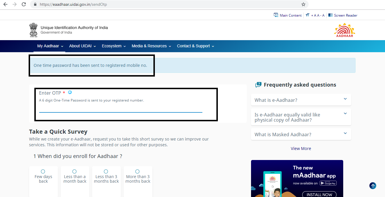 How to Download Aadhaar Card By Aadhaar Number, EID, Name And Date Of Birth, VID?