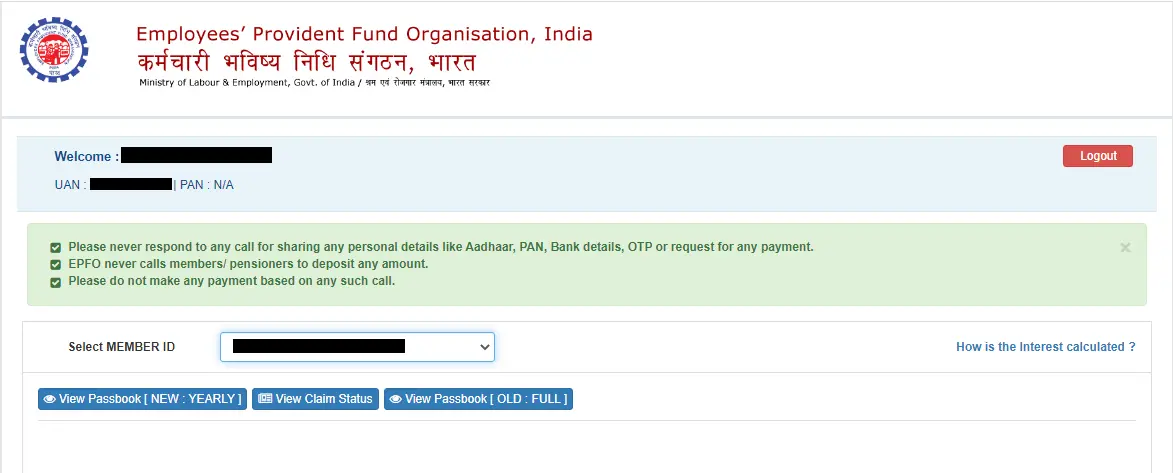 EPF Login - EPFO Member Login And How To Download EPF Passbook?
