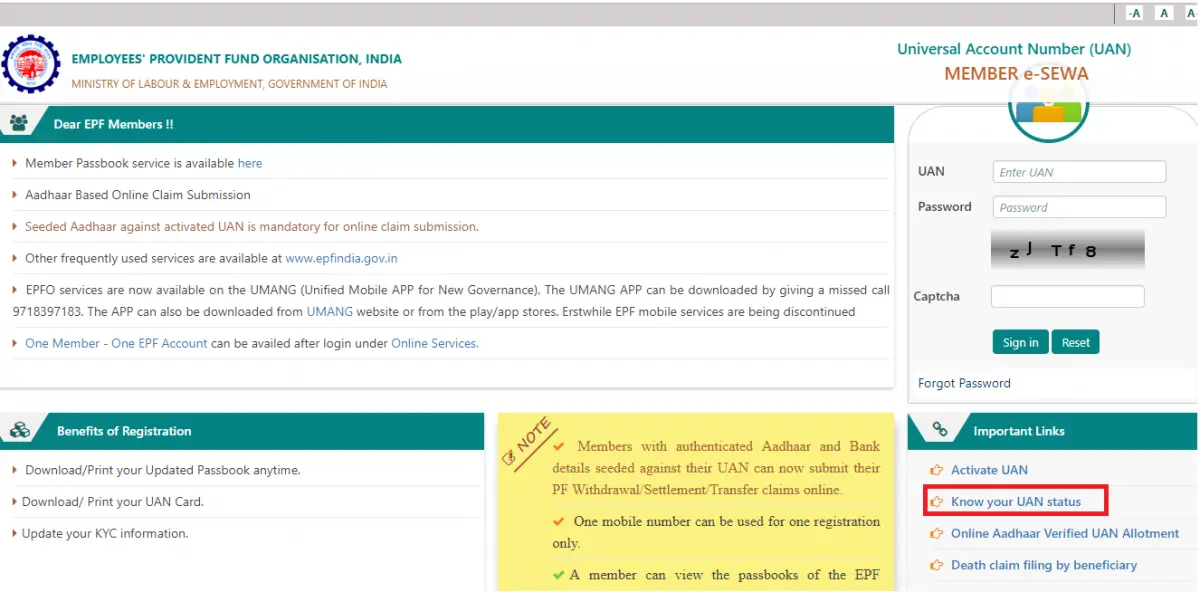 EPF Login - EPFO Member Login And How To Download EPF Passbook?